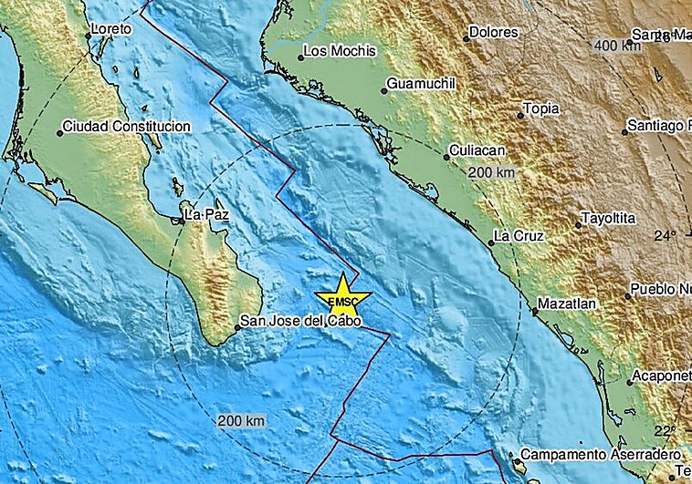 Un terremoto de magnitud 6,4 sacude el golfo de California, sin daños ...