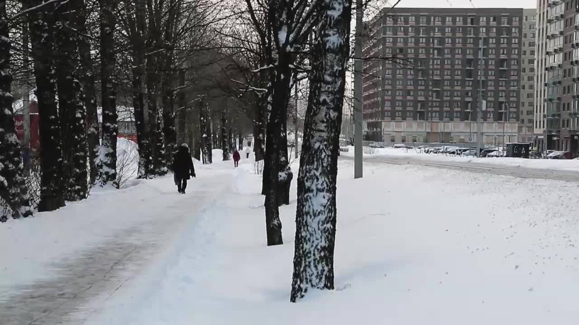 Los termómetros de Moscú marcan los 13 grados bajo cero