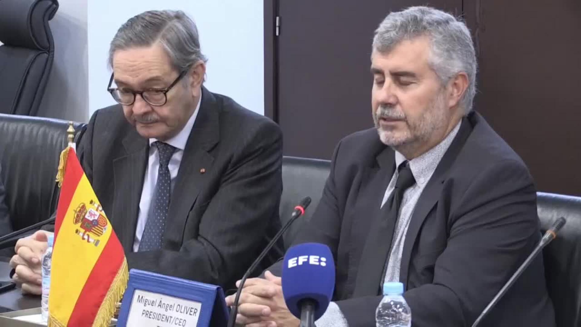 Firma de acuerdo de colaboración entre la Agencia EFE y la marroquí MAP