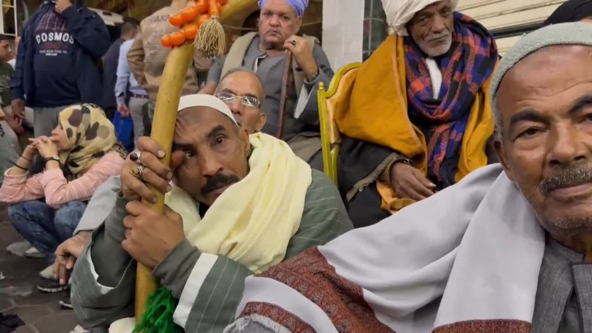 Celebración en El Cairo del "Moulid", el nacimiento del Imán Hussein