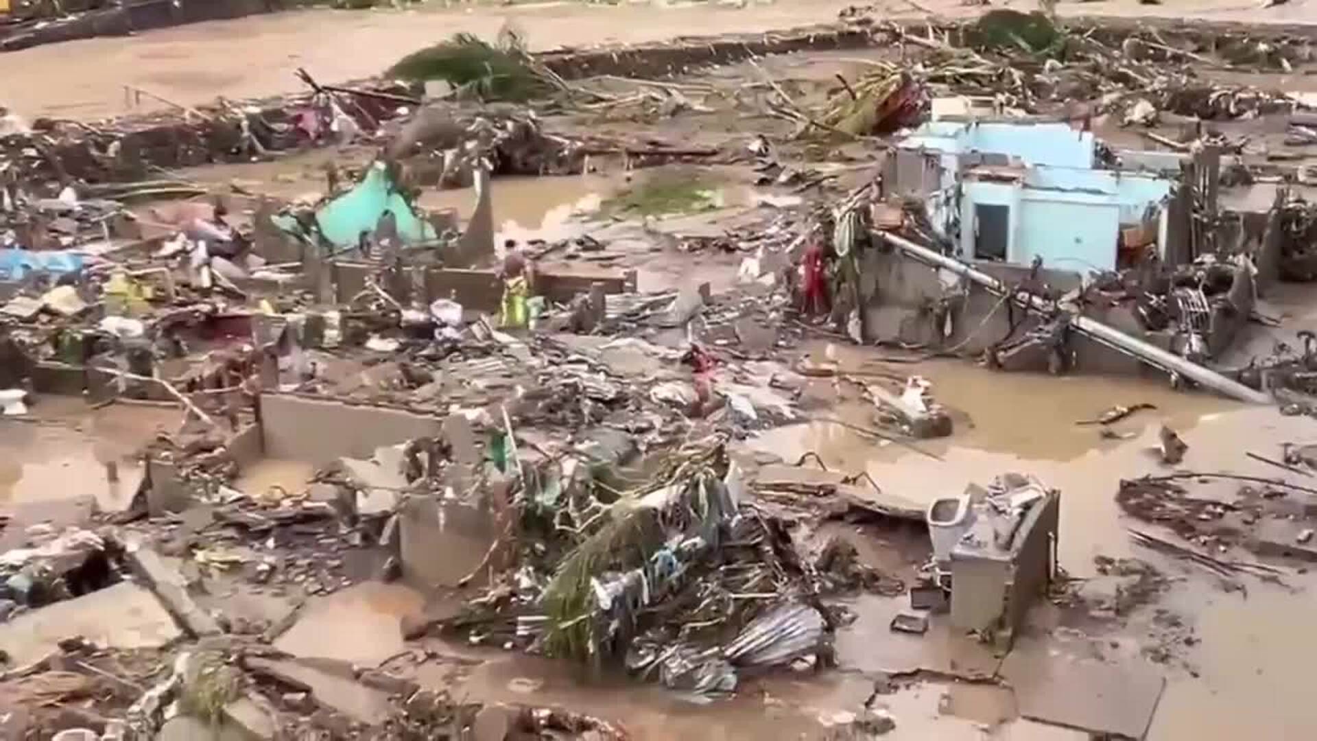 Así se ve Cebú tras el paso del tifón Kalmaegi
