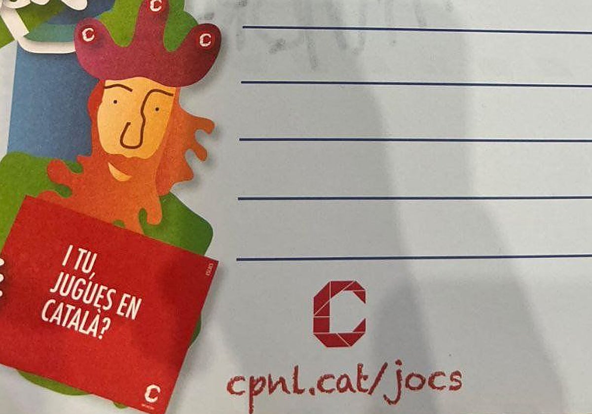 «Y tú, ¿juegas en catalán?»: los colegios reparten cartas de Reyes en ...