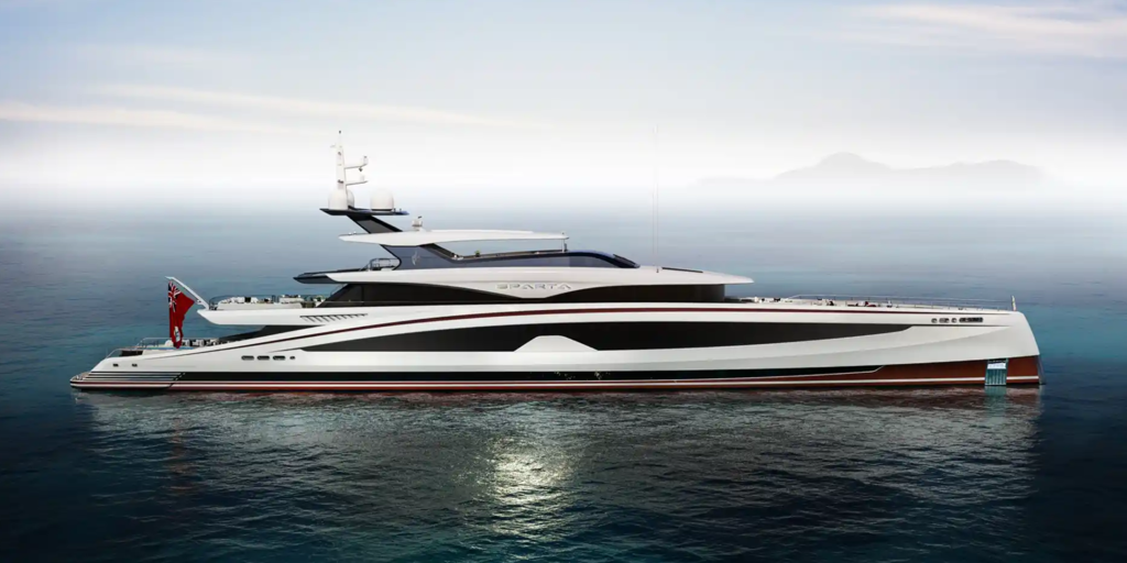 Un yate de lujo con piscina infinita, spa oriental y dos suites VIP