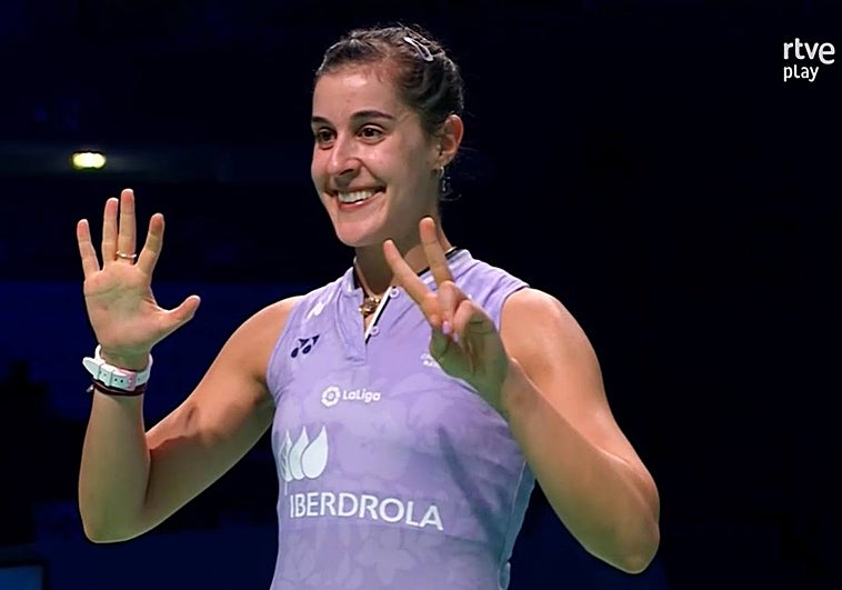 Una imperial Carolina Marín se corona campeona de los Juegos Europeos