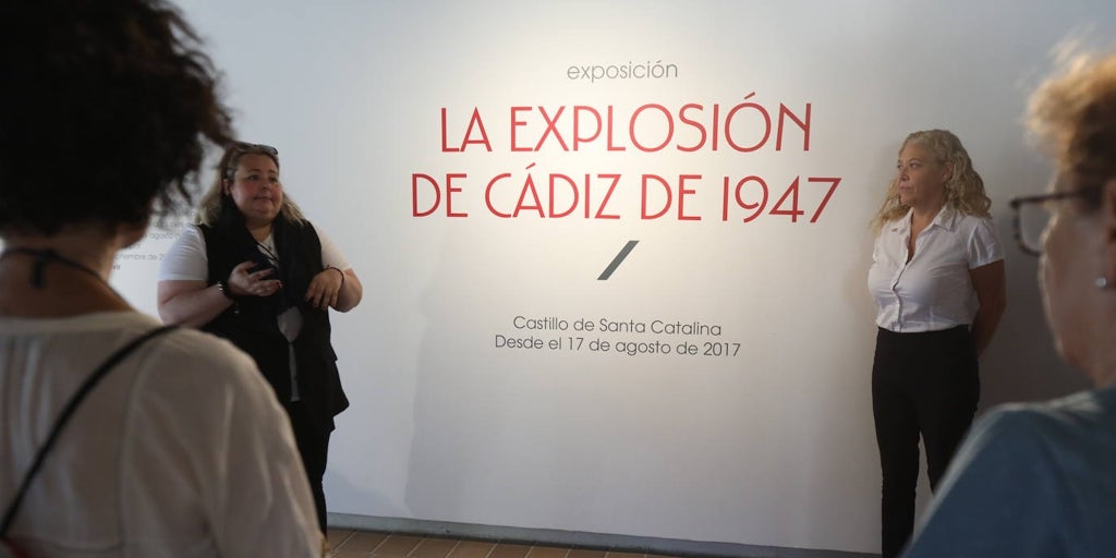 Las imágenes de la exposición sobre la explosión de Cádiz de 1947