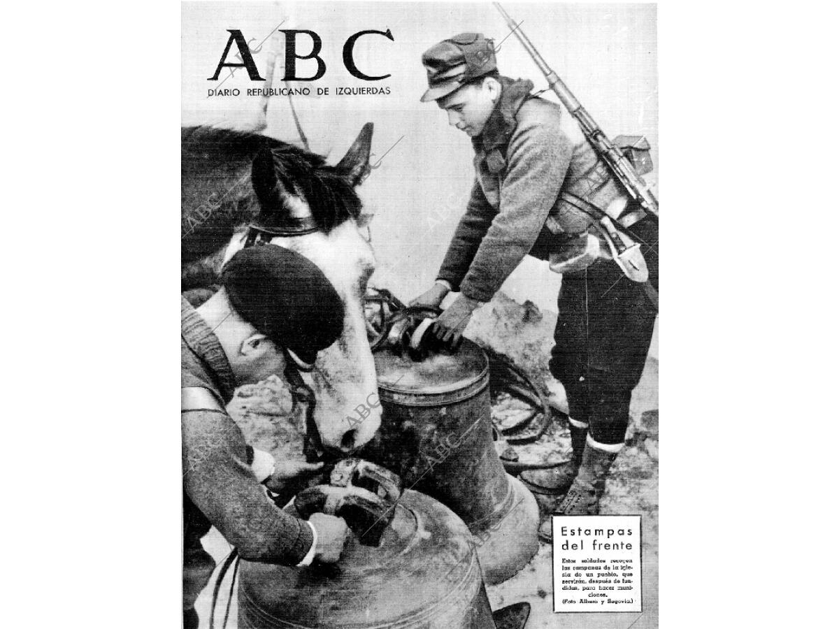 Periódico ABC MADRID 23-02-1937,portada - Archivo ABC