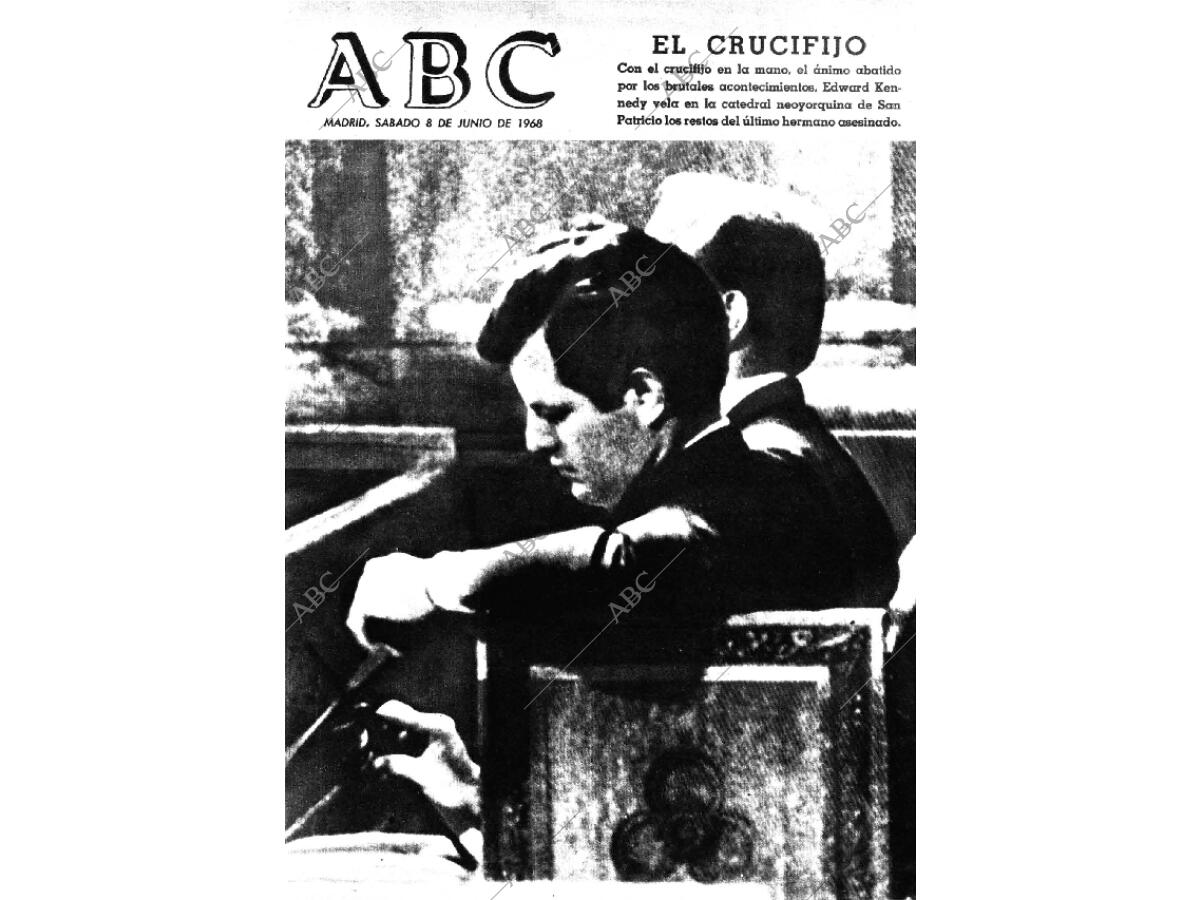 Periódico ABC MADRID 08-06-1968,portada - Archivo ABC