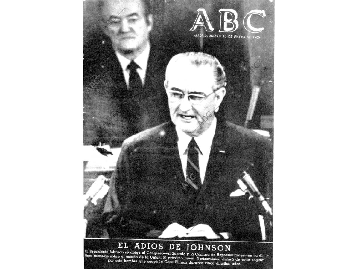 Periódico ABC MADRID 16-01-1969,portada - Archivo ABC