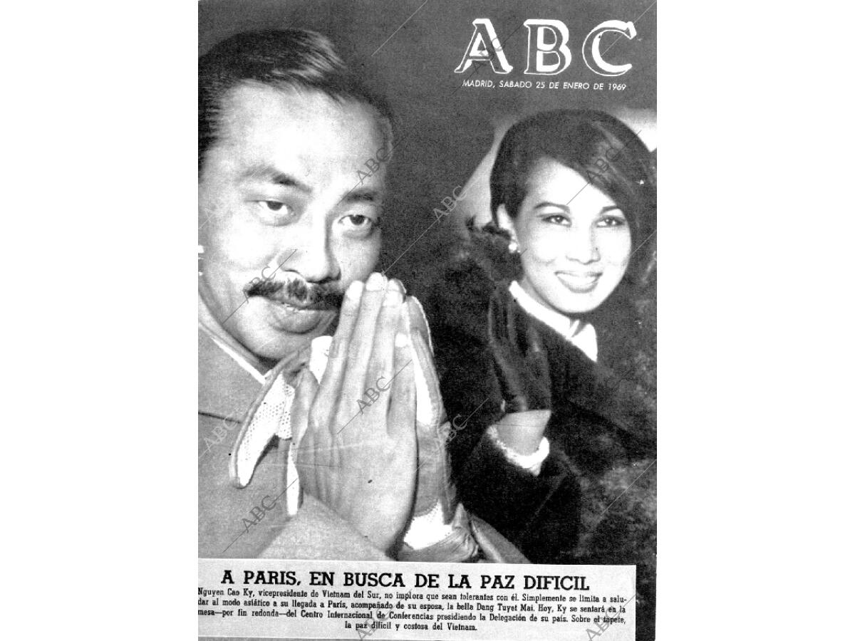 Periódico ABC MADRID 25-01-1969,portada - Archivo ABC