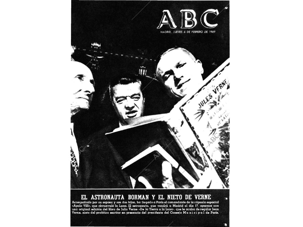 Periódico ABC MADRID 06-02-1969,portada - Archivo ABC