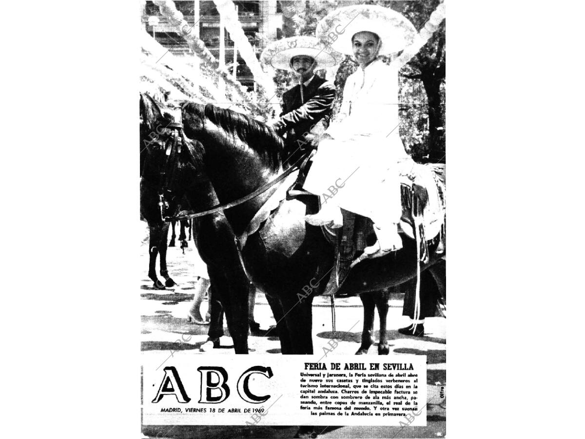 Periódico ABC MADRID 18-04-1969,portada - Archivo ABC