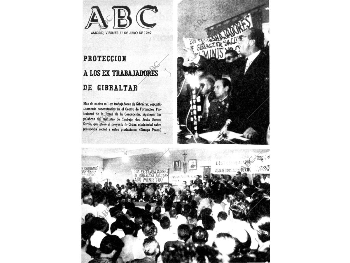 Periódico ABC MADRID 11-07-1969,portada - Archivo ABC