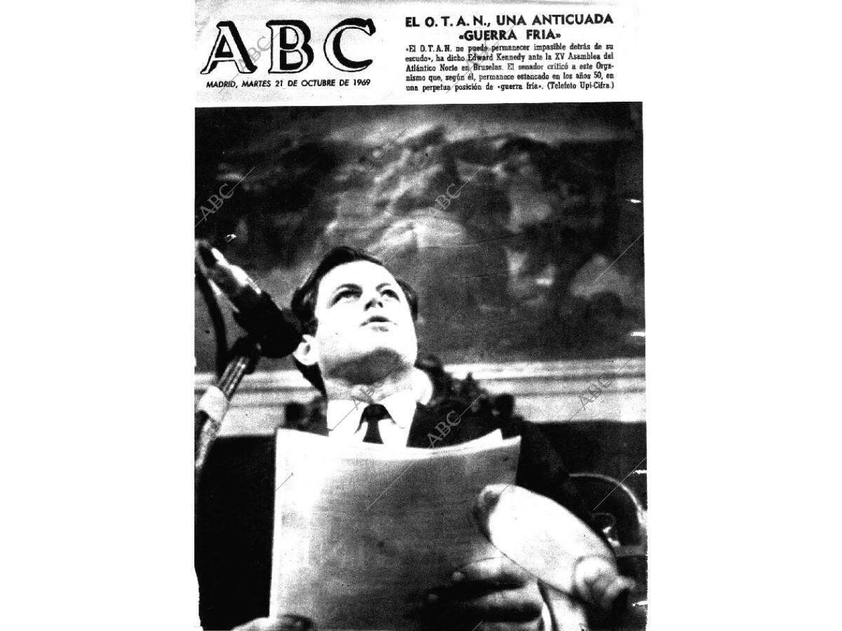 Periódico ABC MADRID 21-10-1969,portada - Archivo ABC