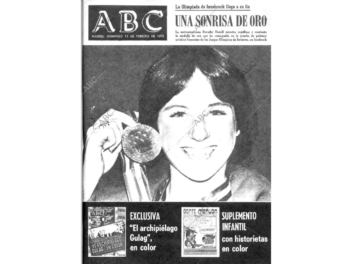 Periódico ABC MADRID 15-02-1976,portada - Archivo ABC