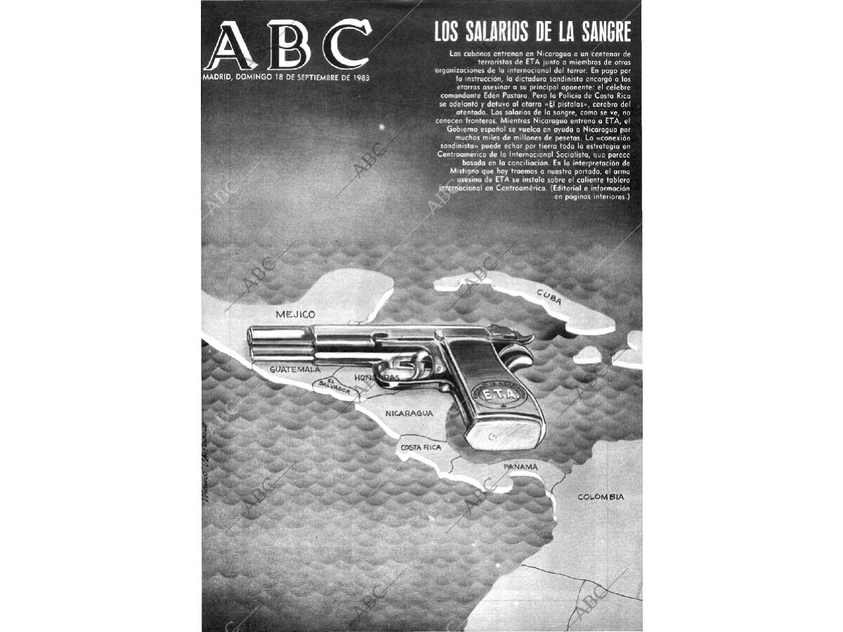 Periódico ABC MADRID 18-09-1983,portada - Archivo ABC
