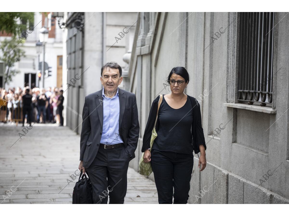 En la imagen, acompañada de su abogado, Iñigo Iruin - Archivo ABC