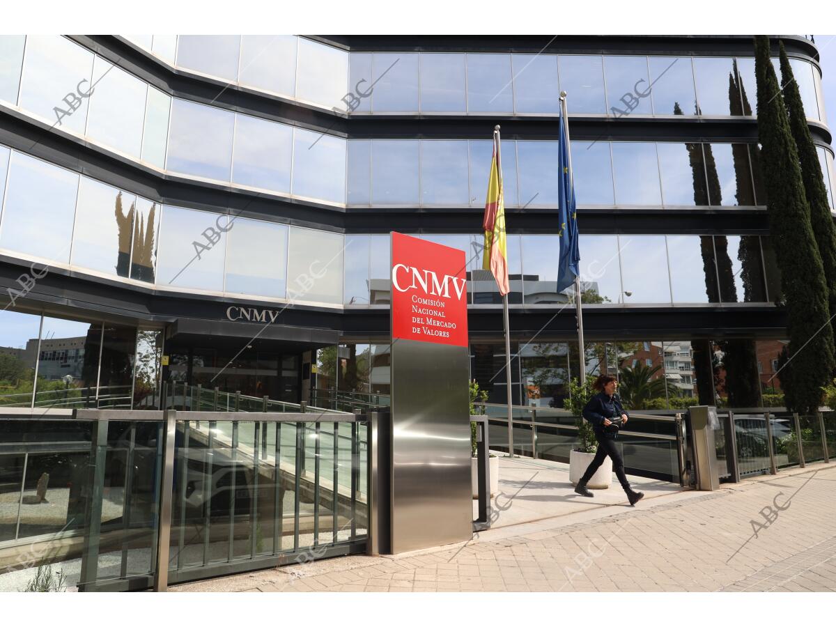 Sede de la comisión nacional del mercado de Valores (Cnmv) en la calle ...