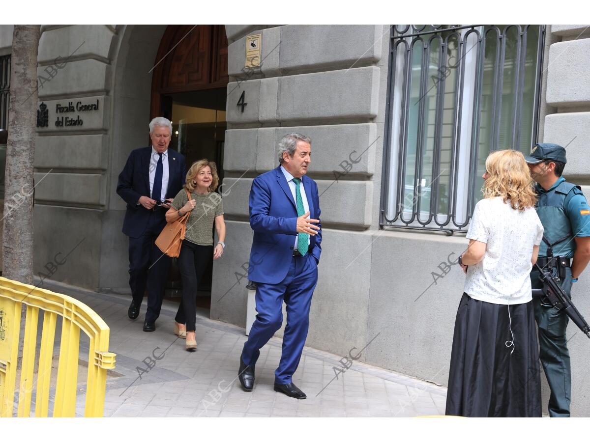 En la imagen, Consuelo Madrigal, Fidel Cadena y Javier Zaragoza ...