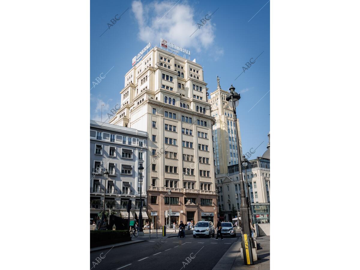 Edificio Generali en la calle Alcalá, 21, en el entorno de la plaza Canalejas - Archivo ABC